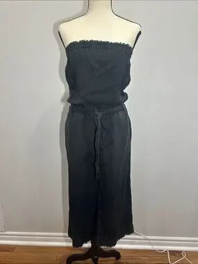 Bella Dahl | Pants & Jumpsuits | Bella Dahl Strapless Black Grey ...